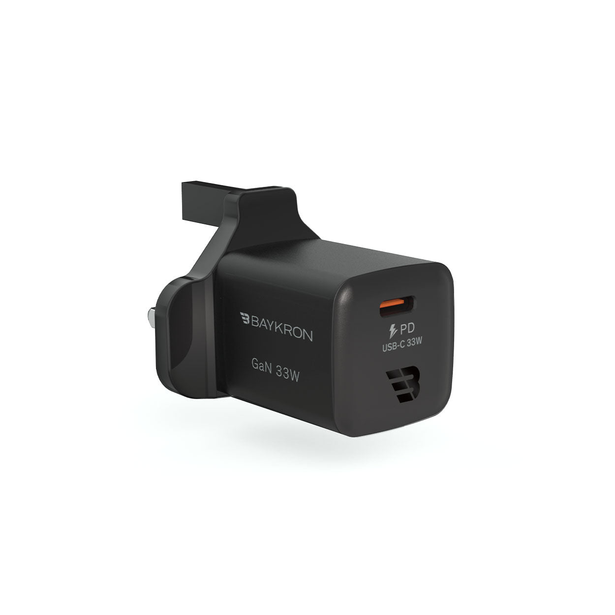 BAYKRON Premium 33W GaN Mini Ultra Fast Wall Charger with USB-C 33W fo ...