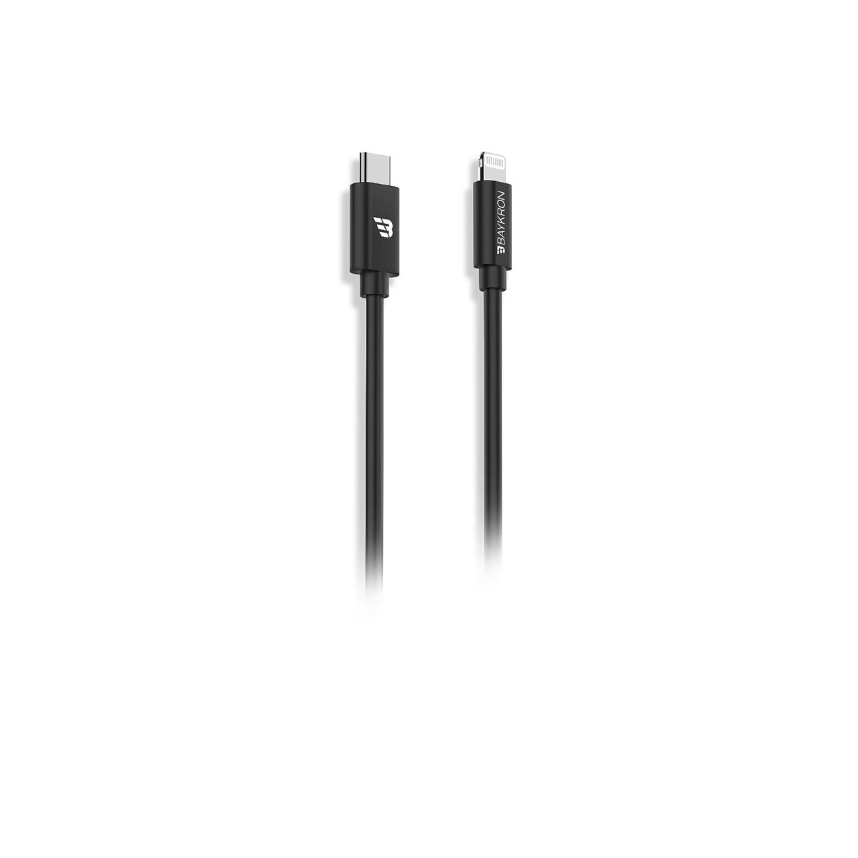 BAYKRON 1.2M Smart Cable Apple® MFI Certified USB-C to Lightning®, 3A ...
